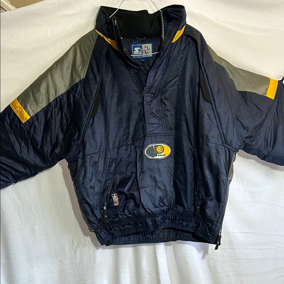 STARTER | Jackets & Coats | Starter Mens Puffer Jacket In Navy Gray And ...